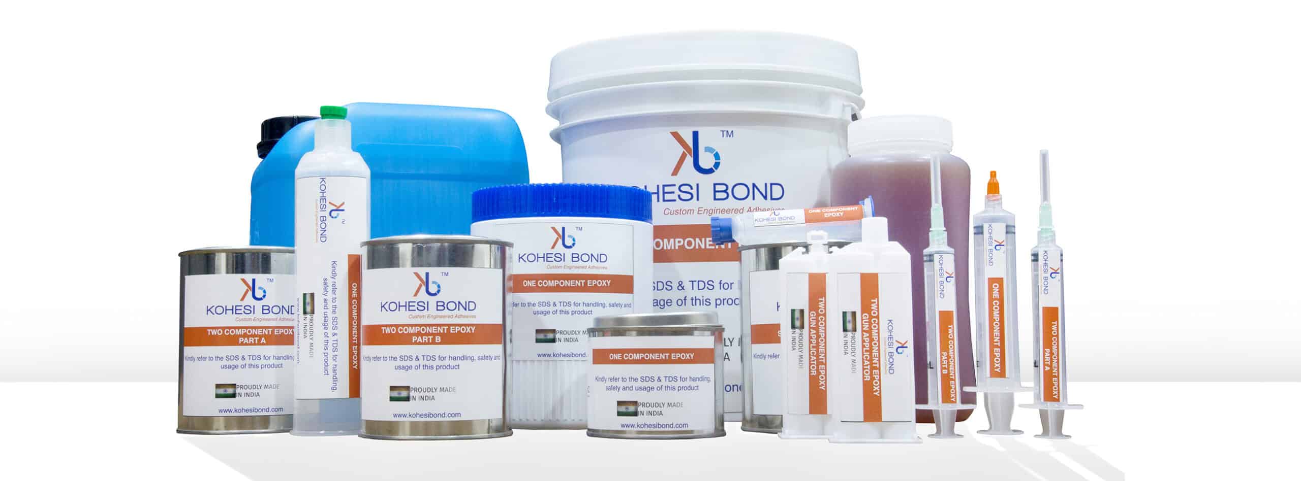 One & Two Component Epoxy Adhesives, Sealants & Coatings - Kohesi Bond